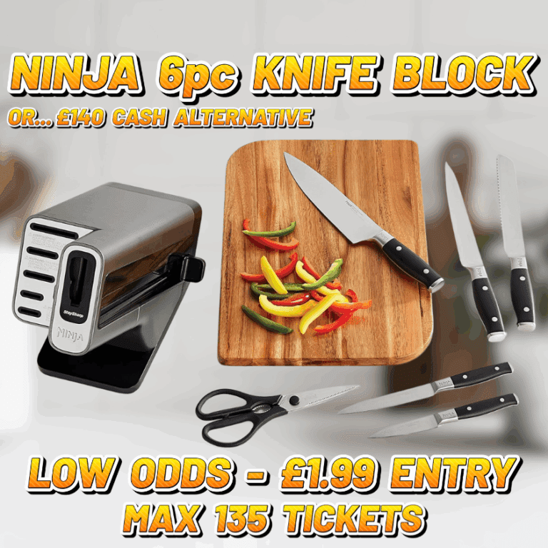 completed Ninja 5pc Knife Block - RAFL UK Comps