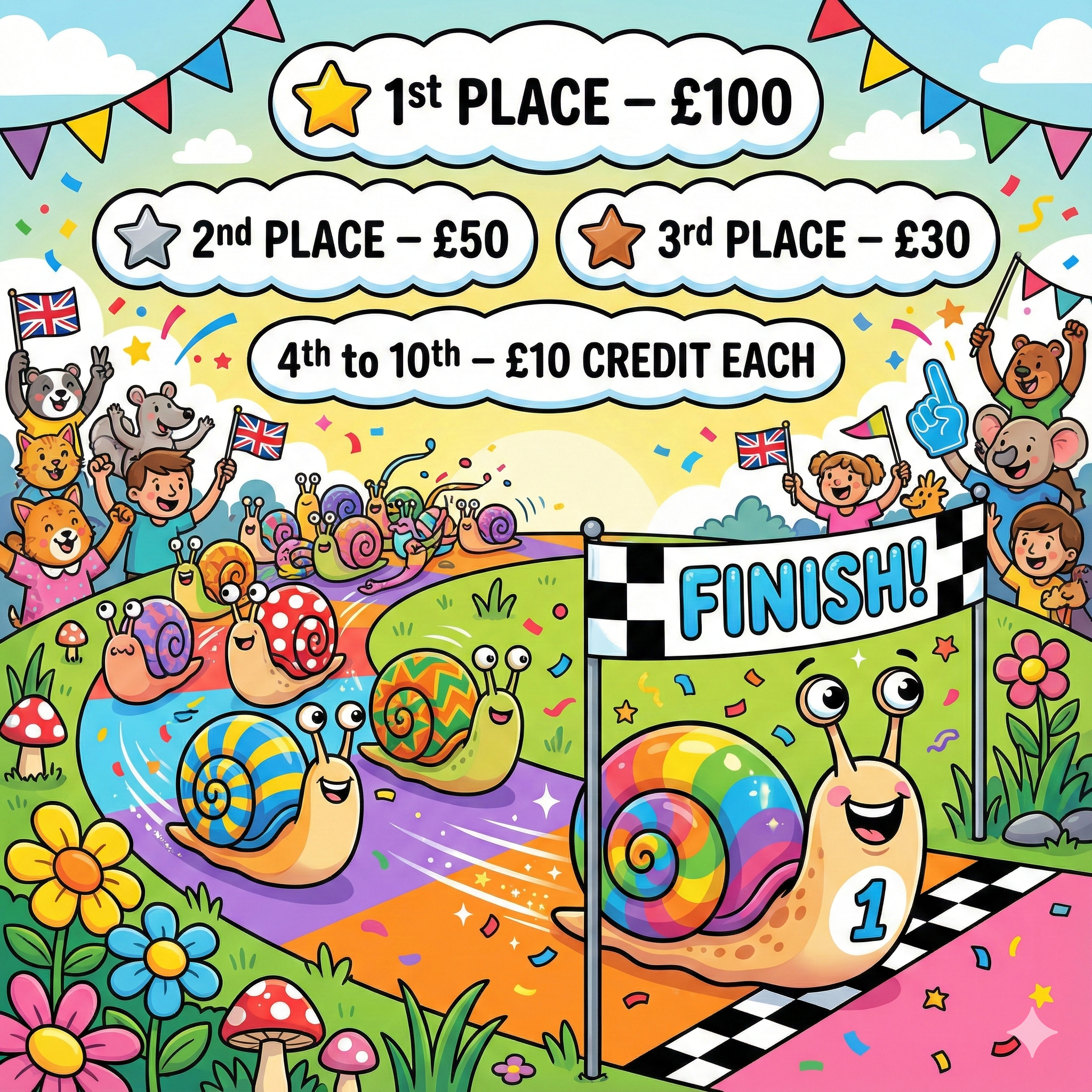 Snail Race - RAFL UK Comps